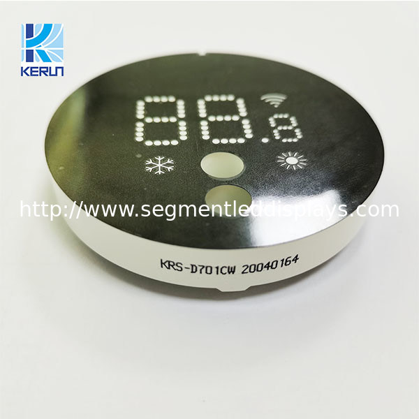 Round Type Custom 7 Segment Led Module Epoxy Pour Type For Head Up Display